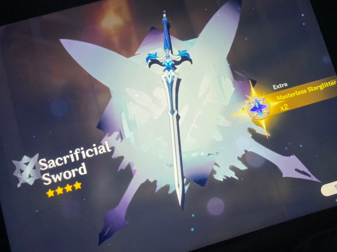 Finally got a sacrificial sword after two years 😭😭 Genshin Impact | HoYoLAB