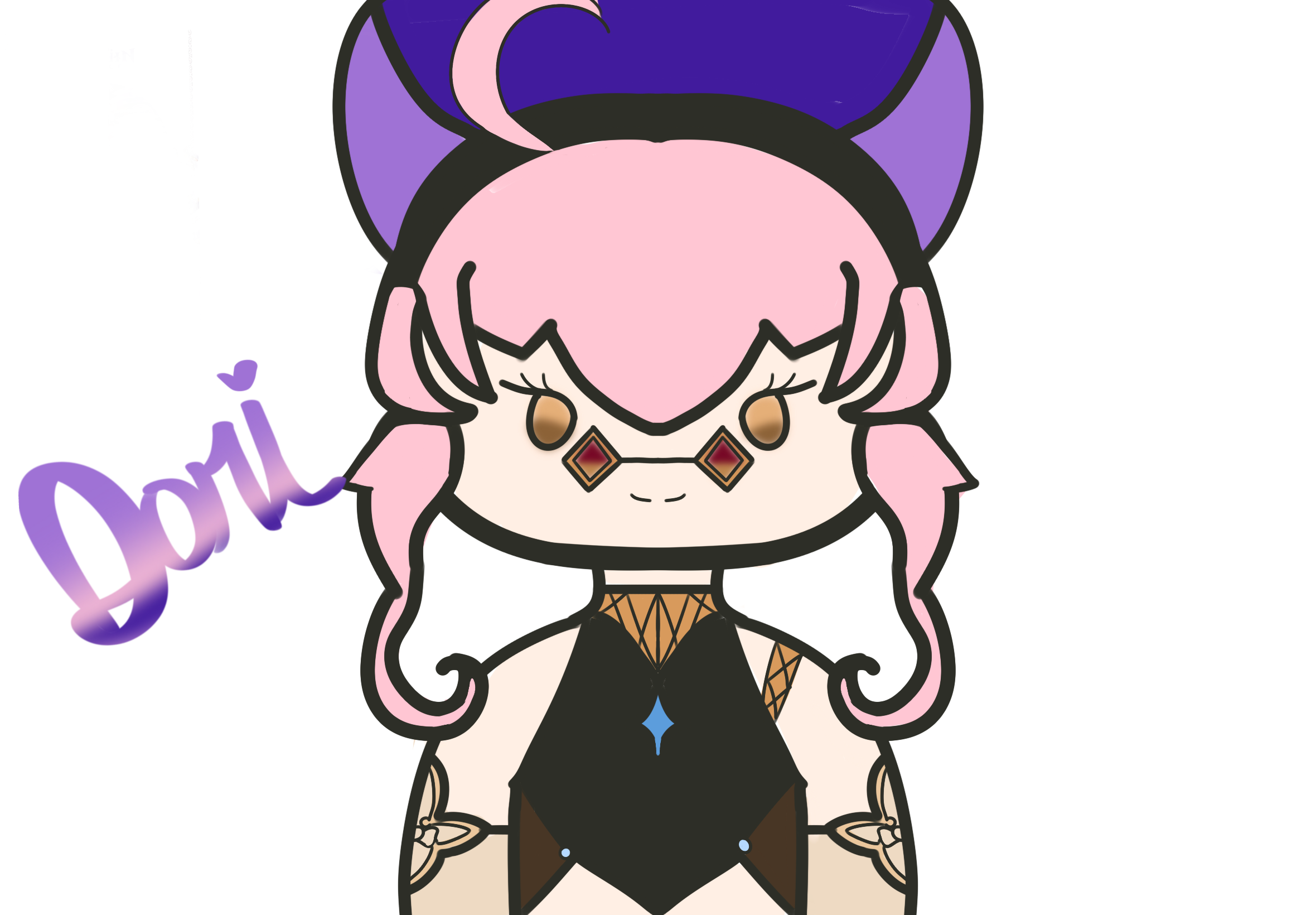 Dori fanart!!💜💛💜 Genshin Impact | HoYoLAB