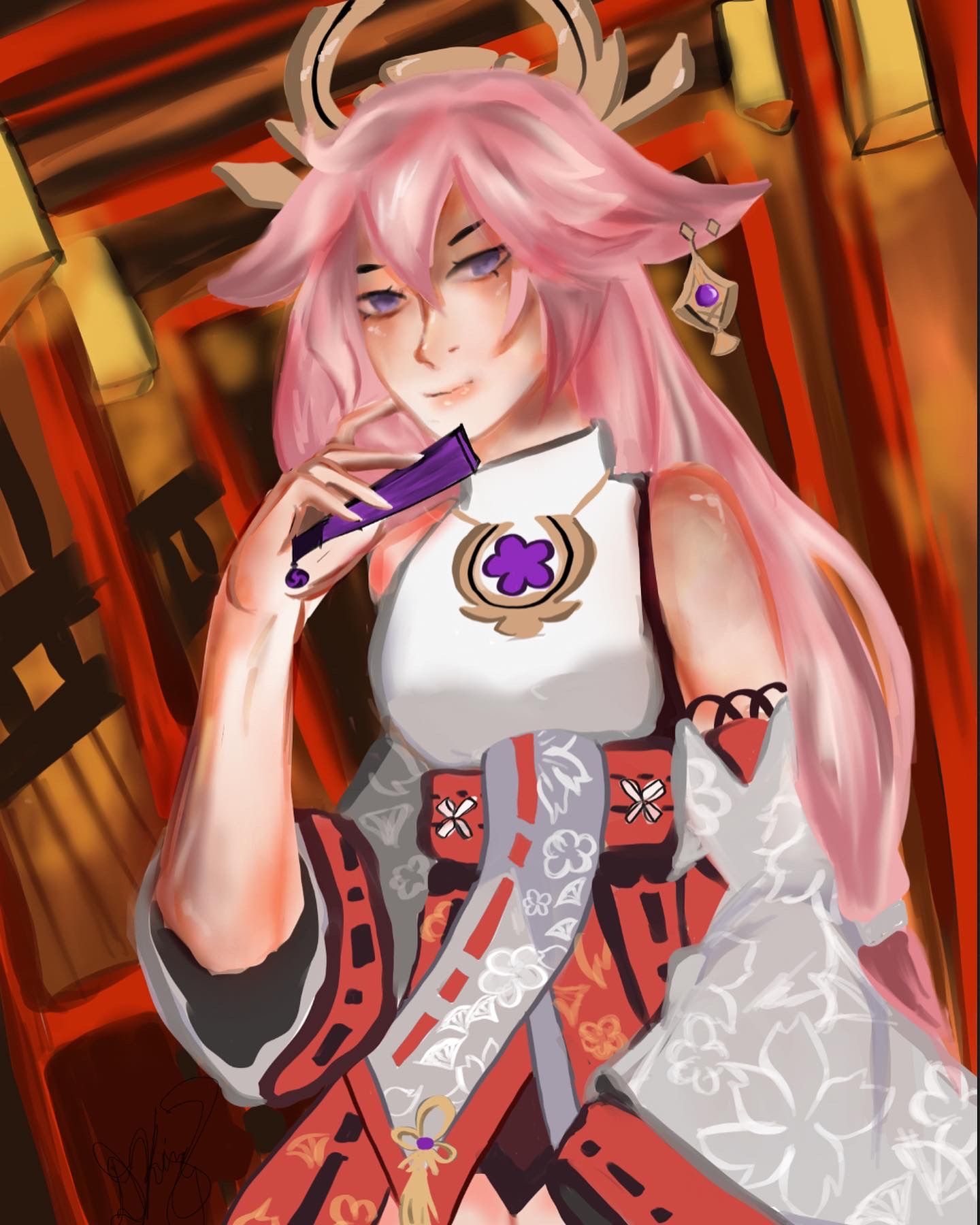 Yae miko contest! Genshin Impact | HoYoLAB