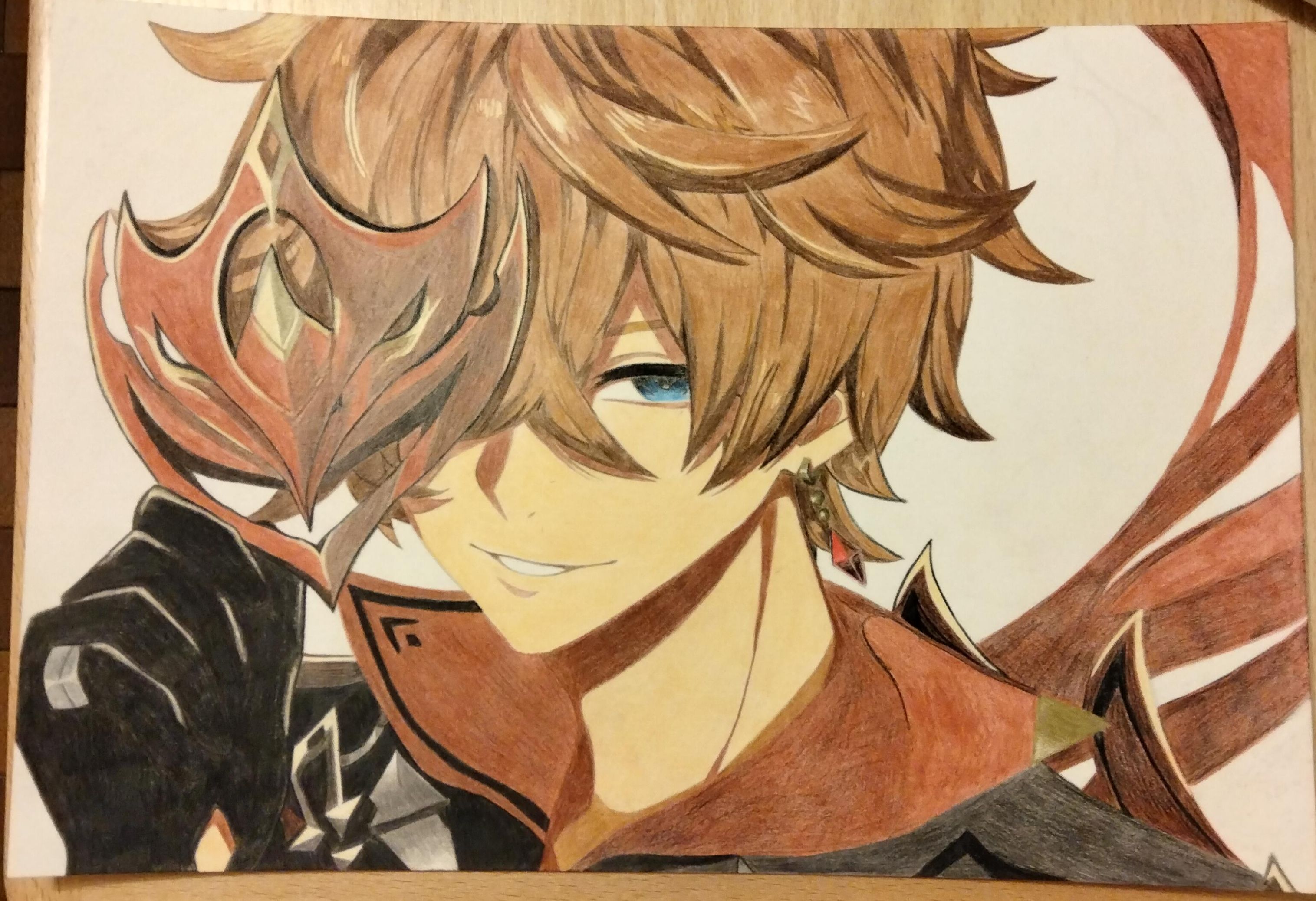 Childe drawing Genshin Impact | HoYoLAB