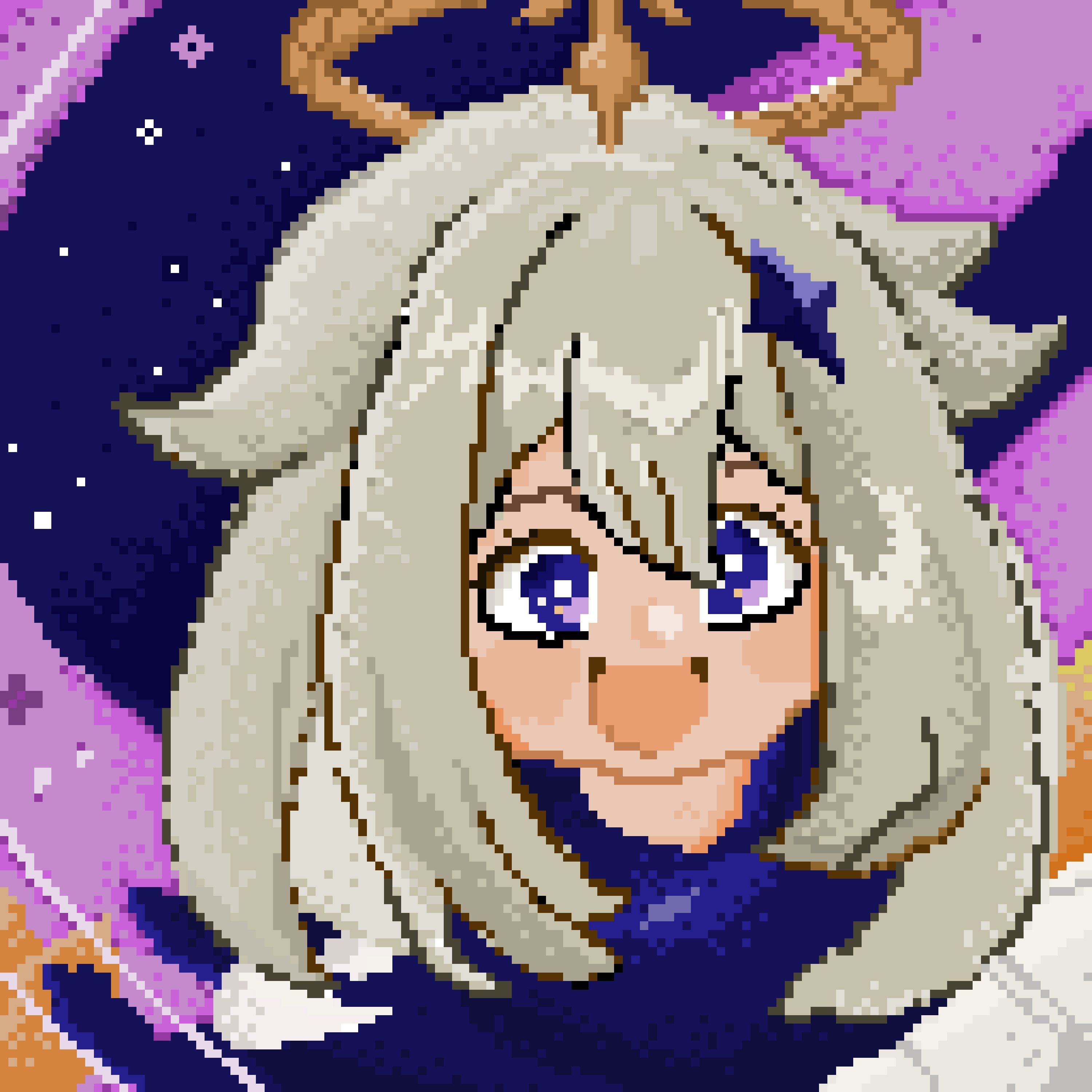 PAIMON pixel art Genshin Impact | HoYoLAB