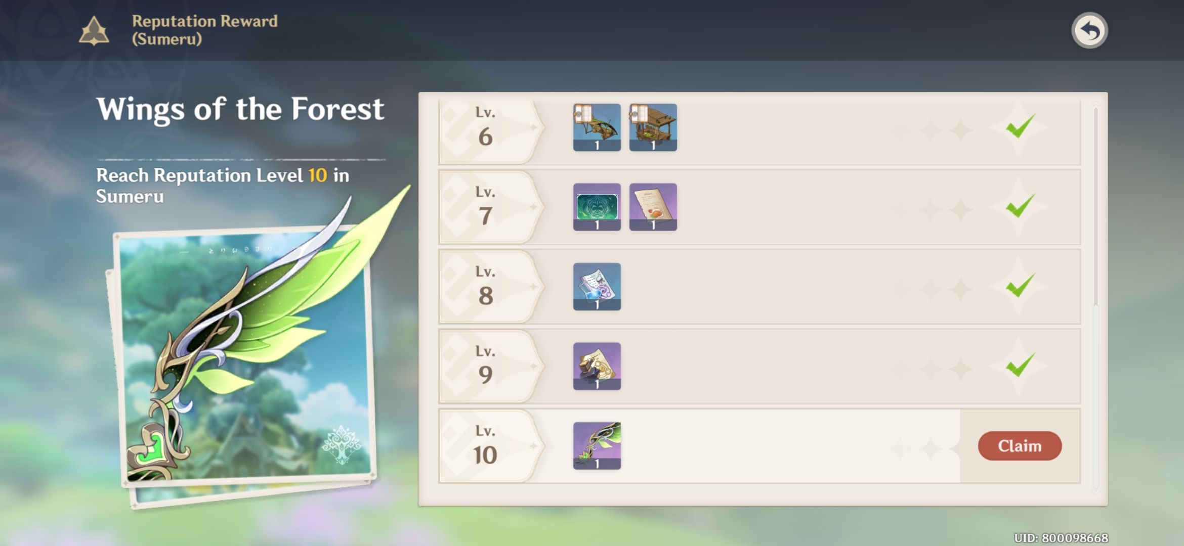 Sumeru Reputation Genshin Impact | HoYoLAB