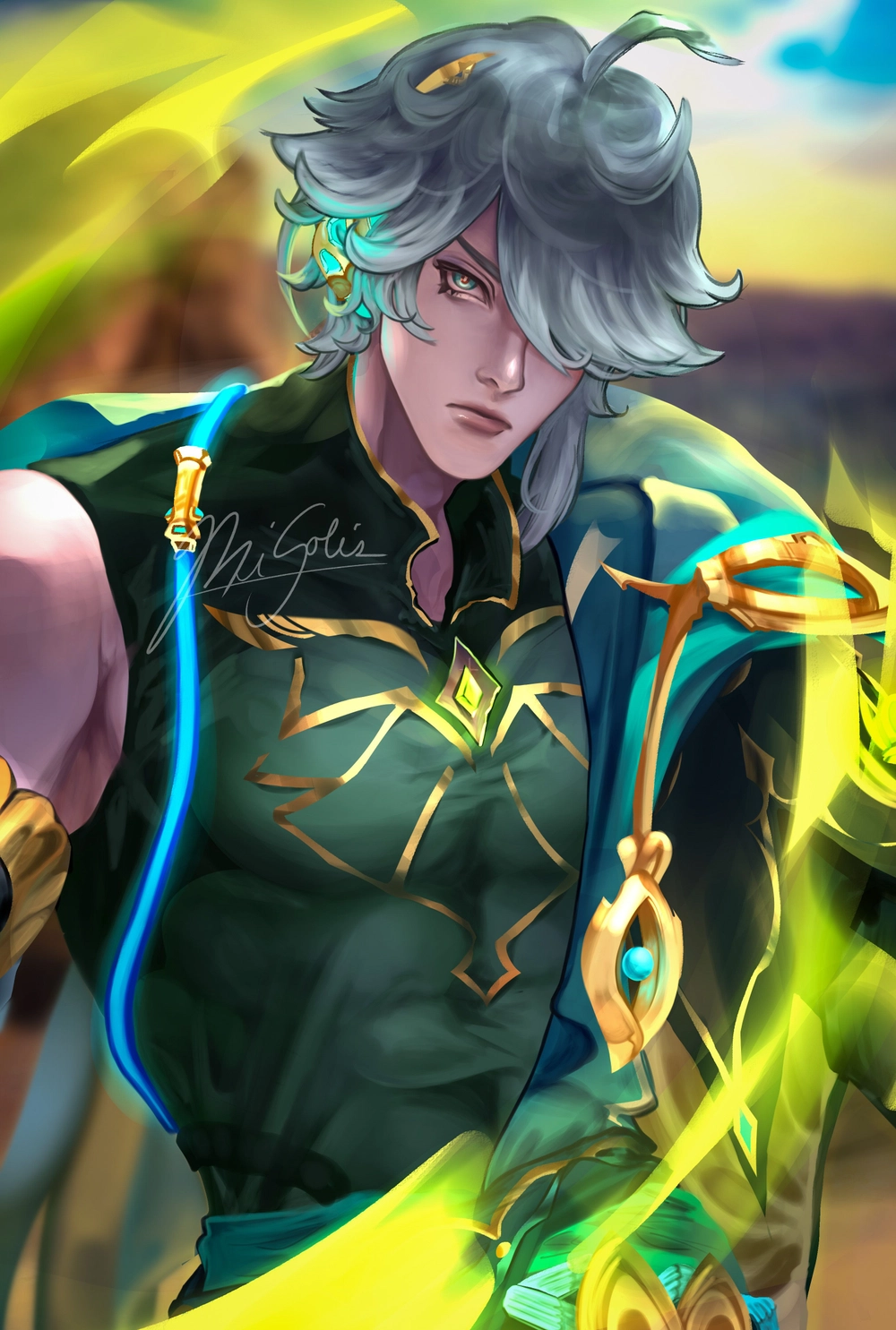 Al-Haitham Fanart! Genshin Impact | HoYoLAB