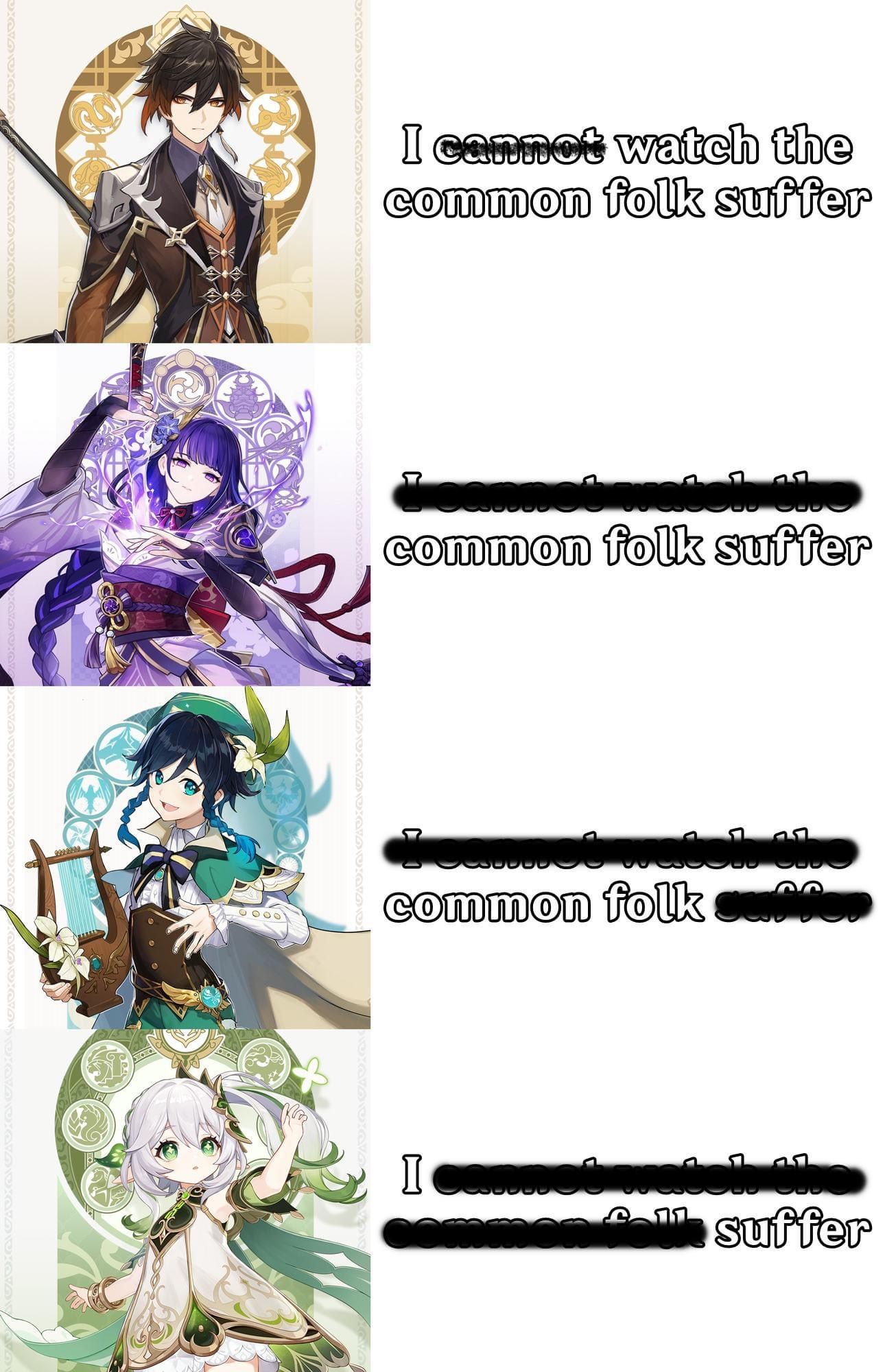 Archons in a shellnut Genshin Impact | HoYoLAB