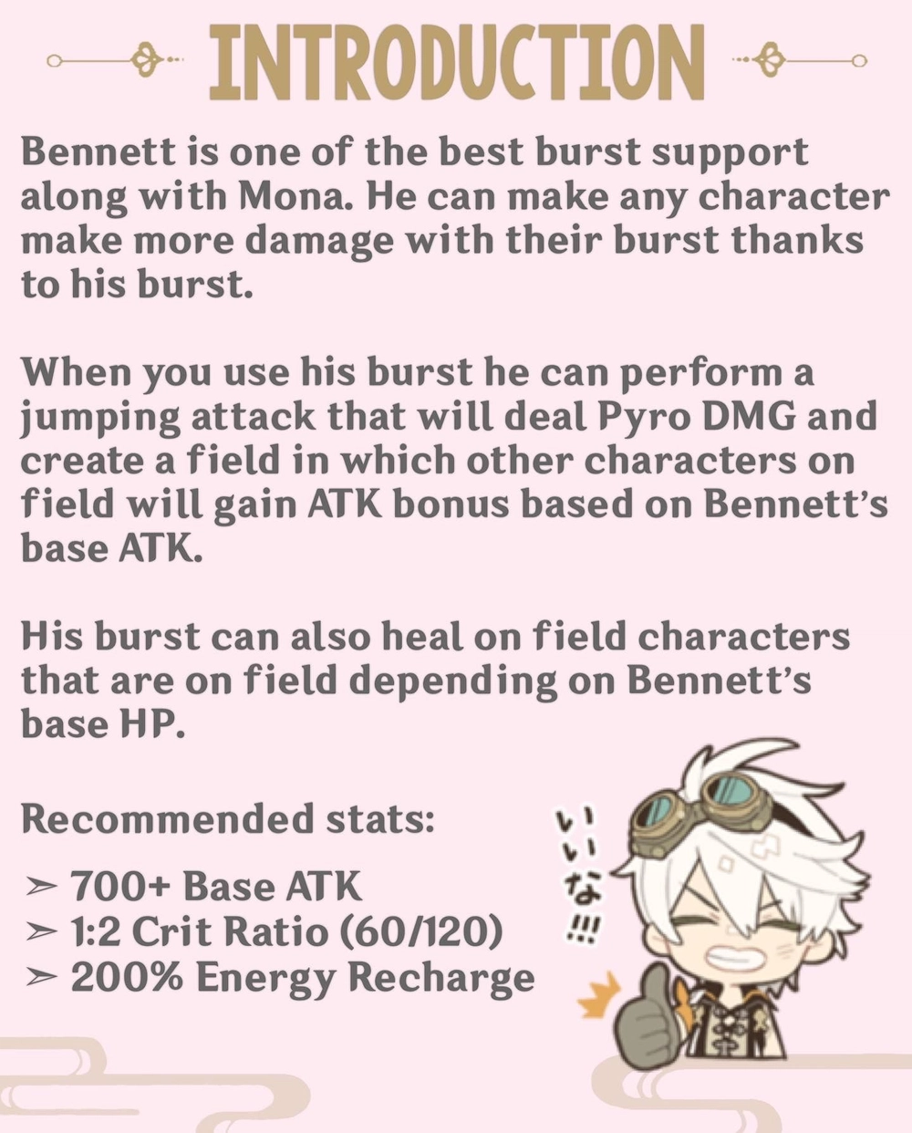 [Version 3.2] Bennett Guide ·˚ ༘ Genshin Impact | HoYoLAB