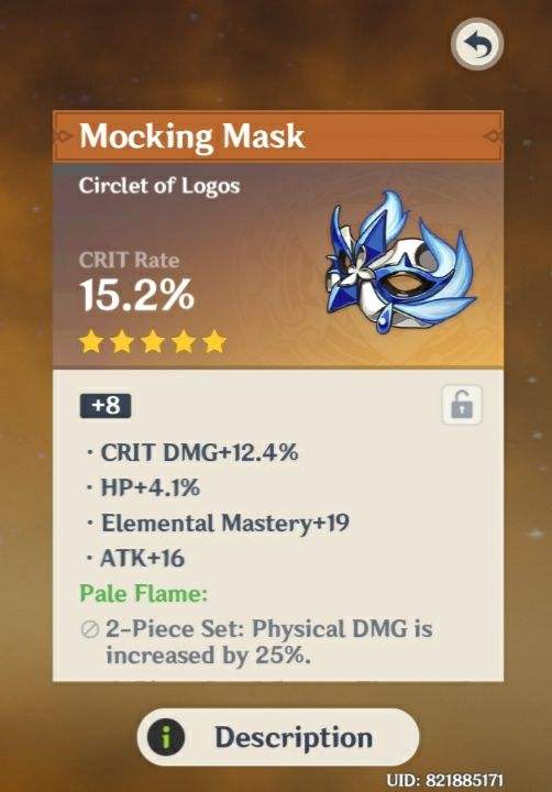 Finally got a PF crit rate circlet for Eula Genshin Impact | HoYoLAB