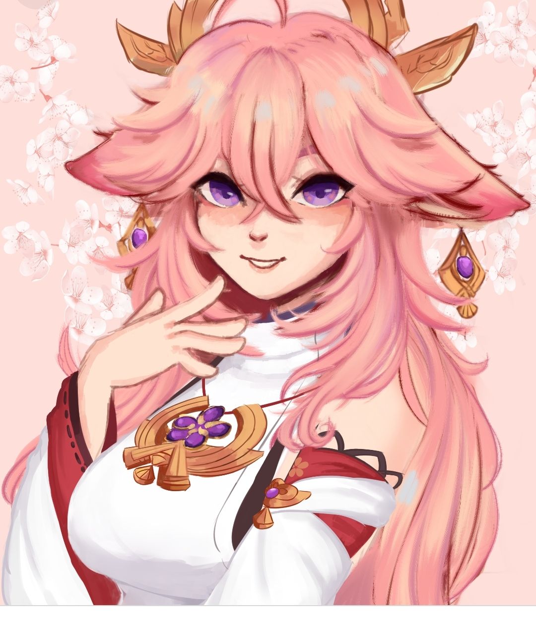 Yae Mico my fan art 😻😻😻 Genshin Impact | HoYoLAB