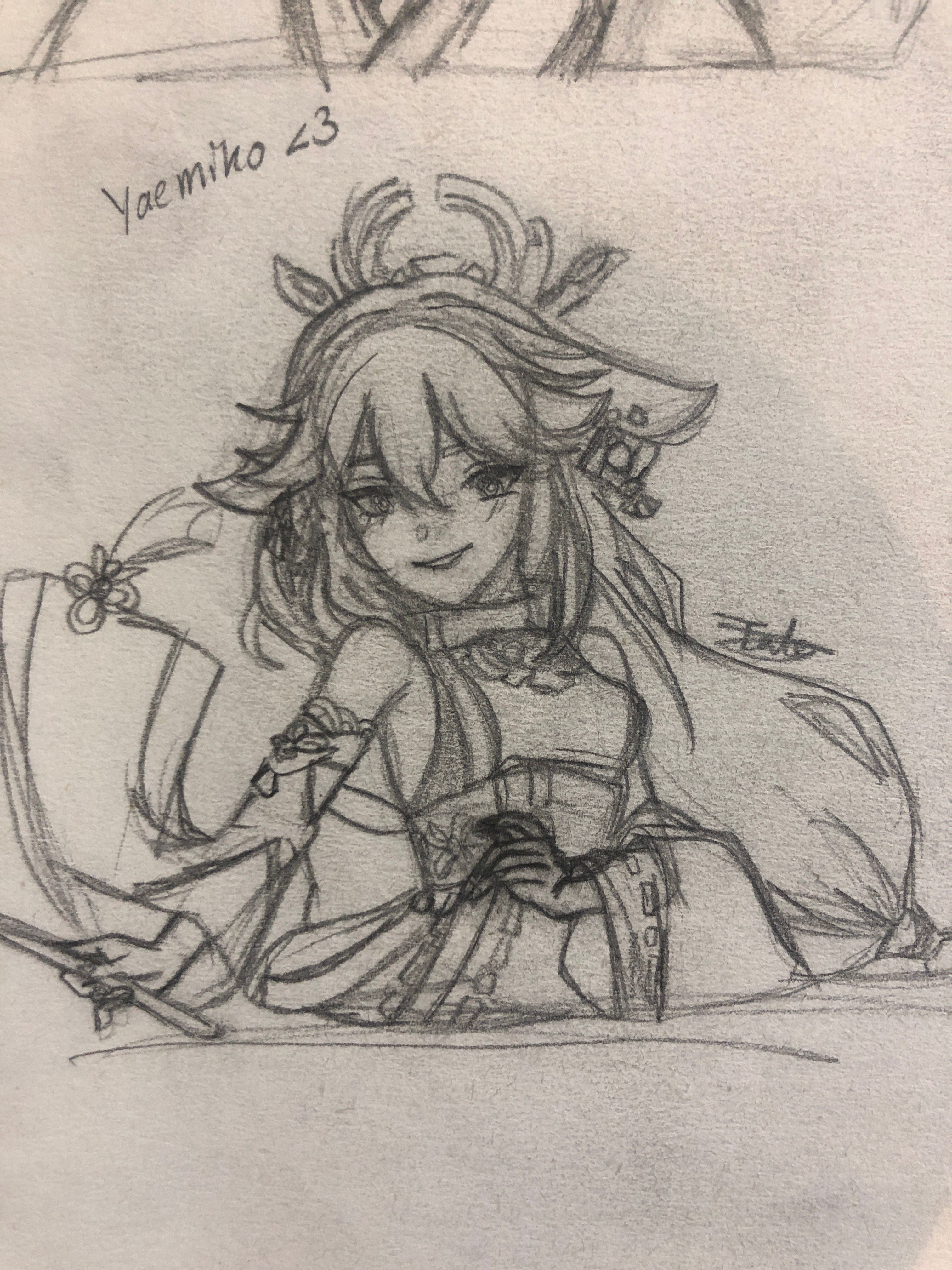 I tried my best 😭😭 #YaeMiko Genshin Impact | HoYoLAB