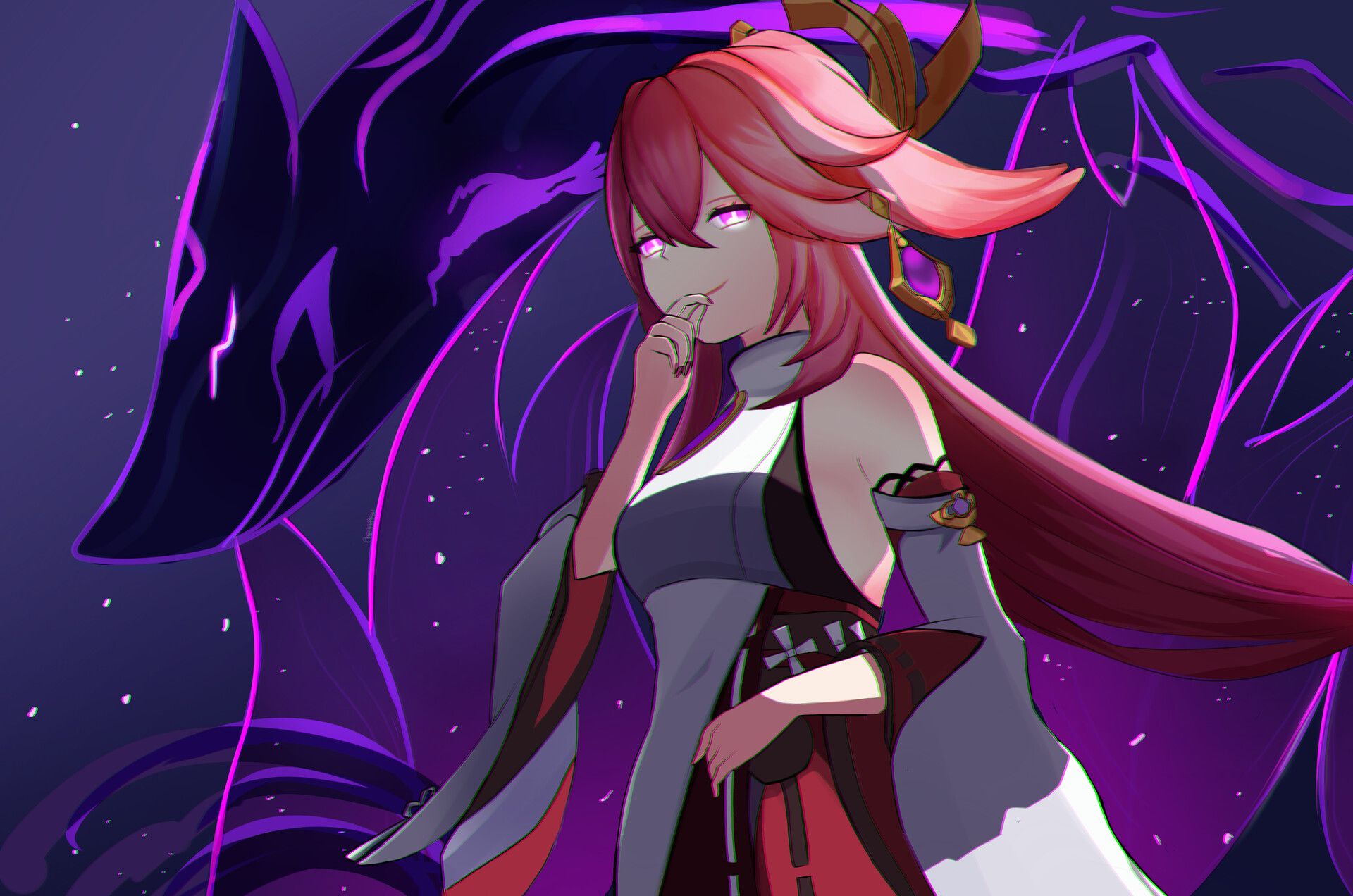 yae miko Genshin Impact | HoYoLAB