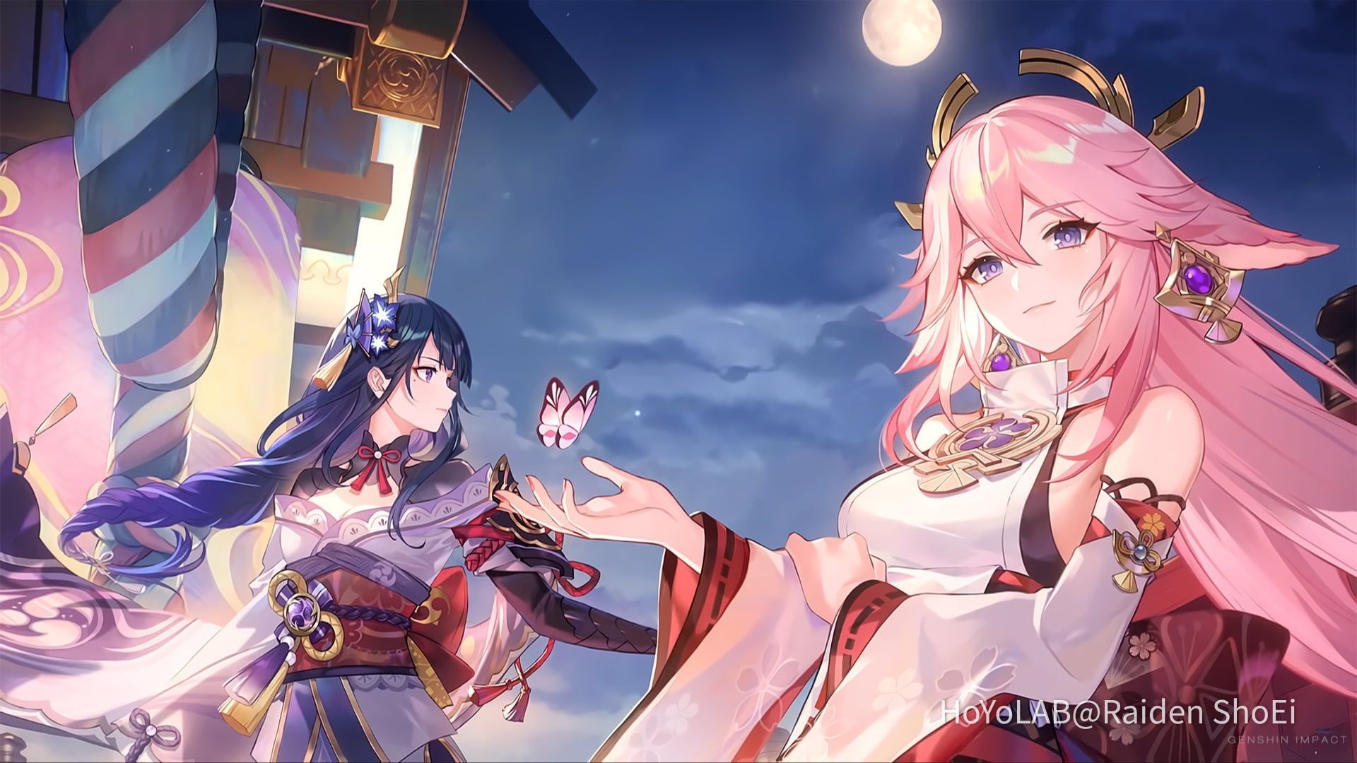 Shogun & miko Genshin Impact | HoYoLAB