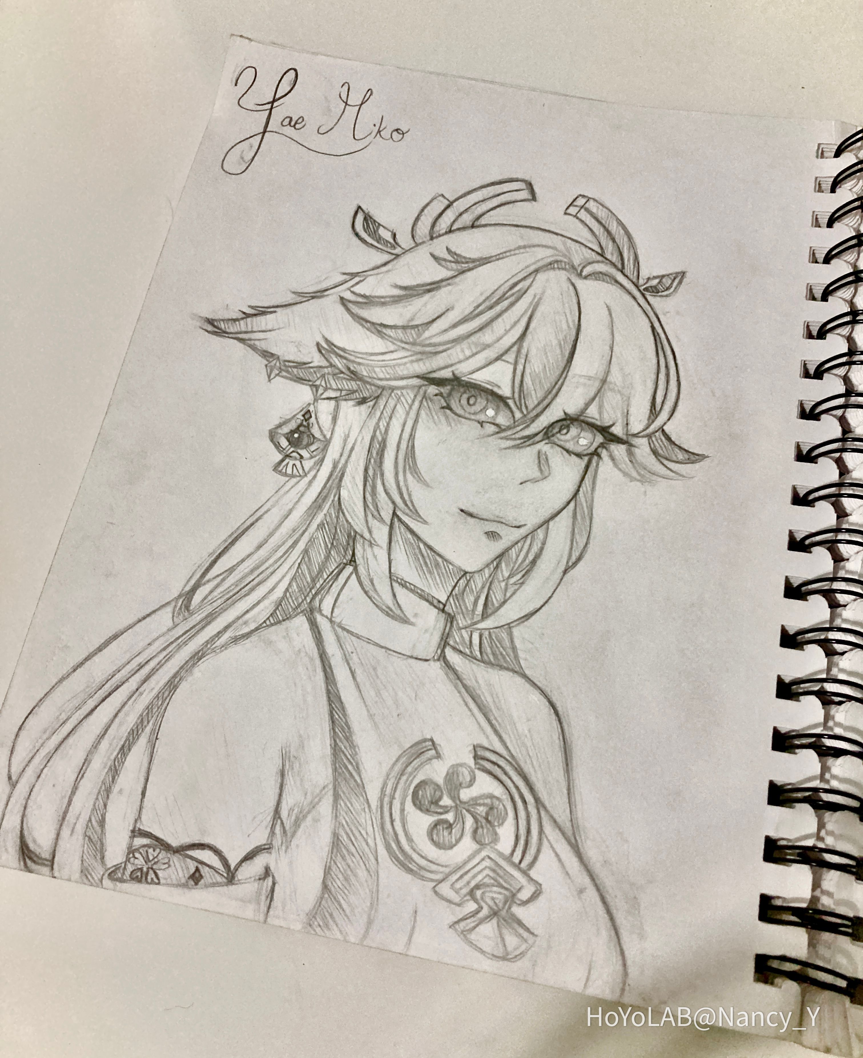 Yae Miko Fan Art Genshin Impact | HoYoLAB