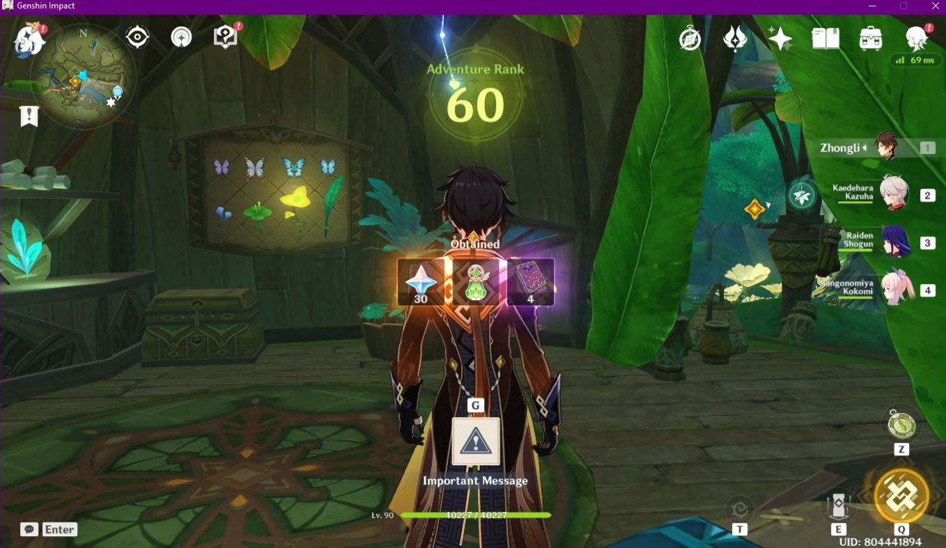 Reached to Adventure Rank 60!! Genshin Impact | HoYoLAB