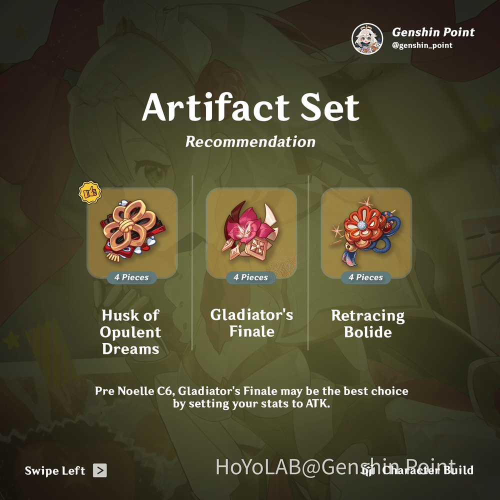 Noelle - DPS Build Genshin Impact | HoYoLAB