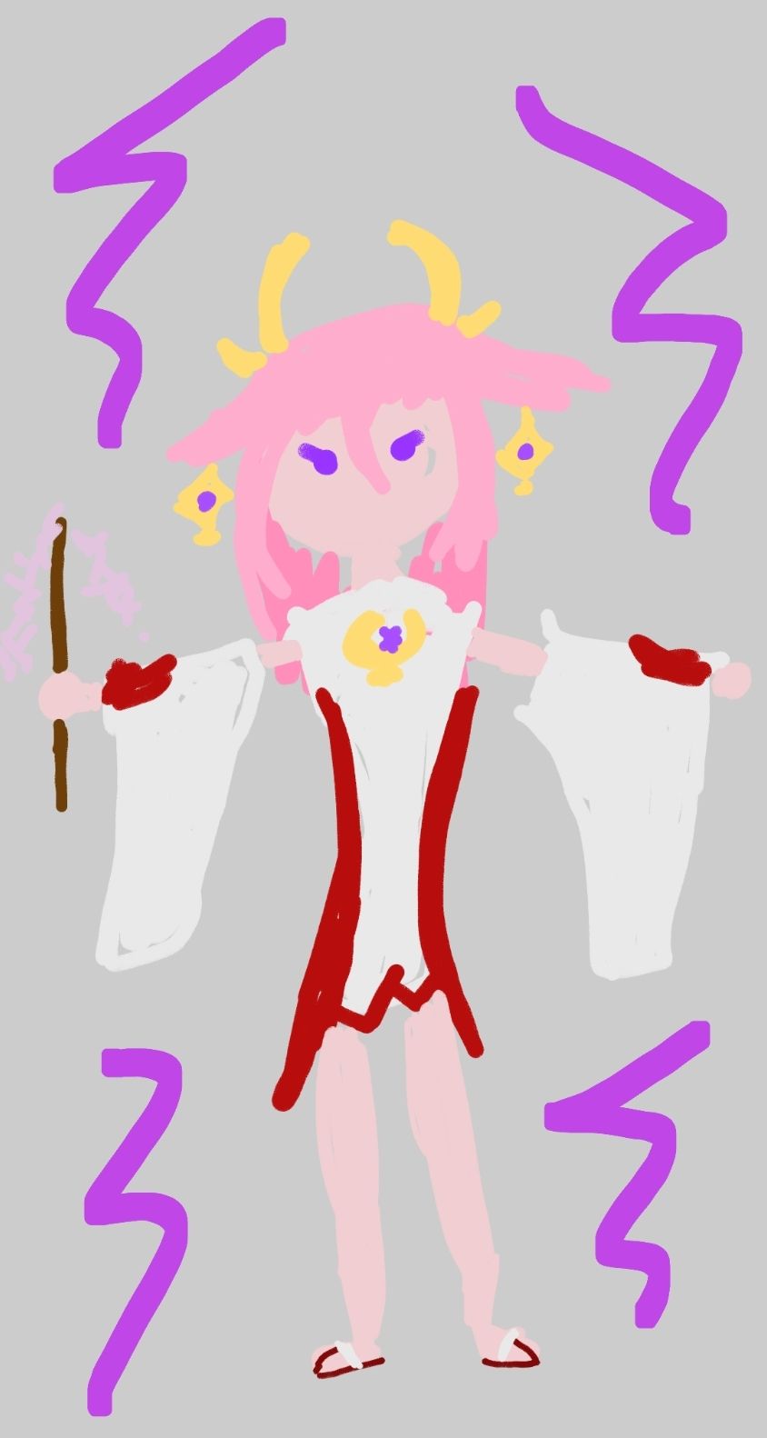 Yae miko fan art Genshin Impact | HoYoLAB