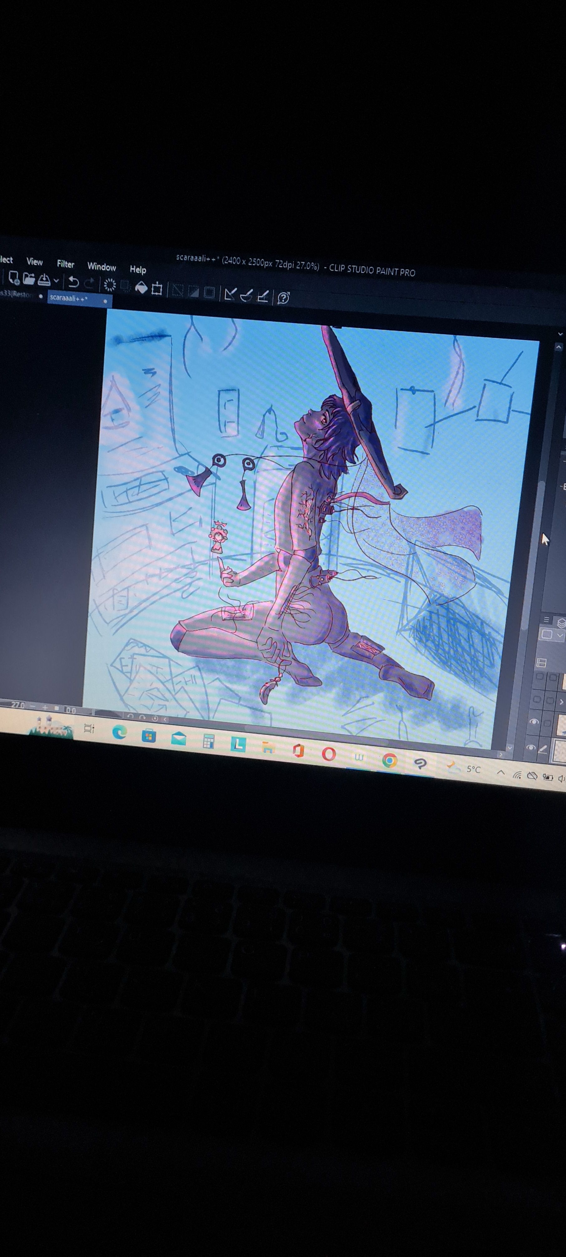 scara drawing in progress Genshin Impact | HoYoLAB