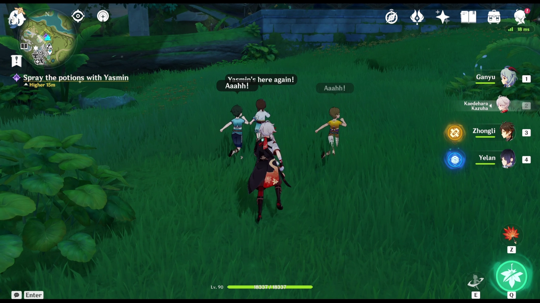 My favorite daily commission in Sumeru is making little kids run away ...