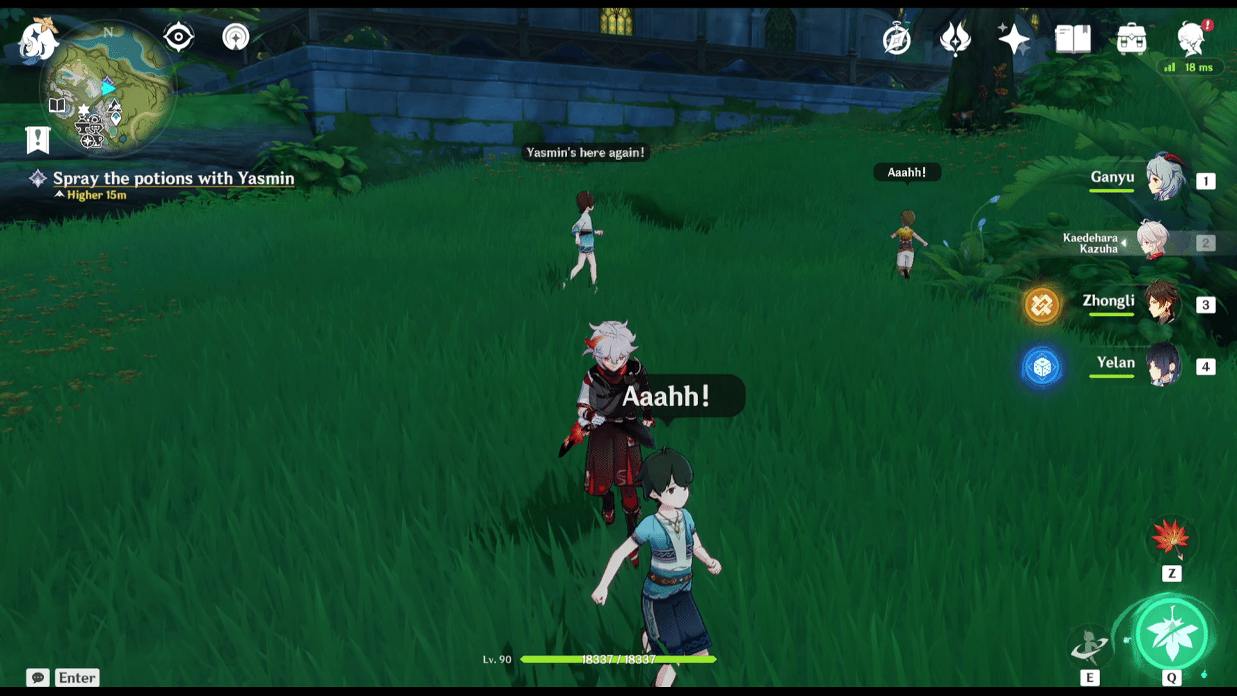 My favorite daily commission in Sumeru is making little kids run away ...