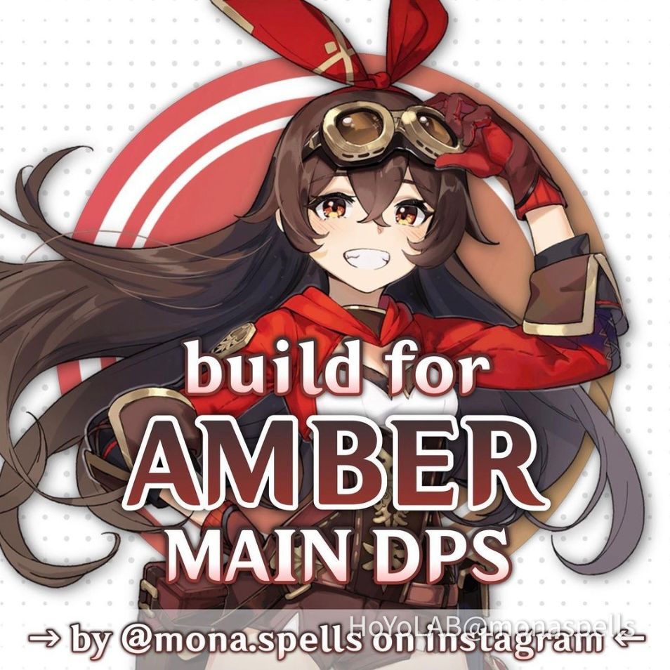 - Amber build as a MAIN DPS ! Genshin Impact | HoYoLAB