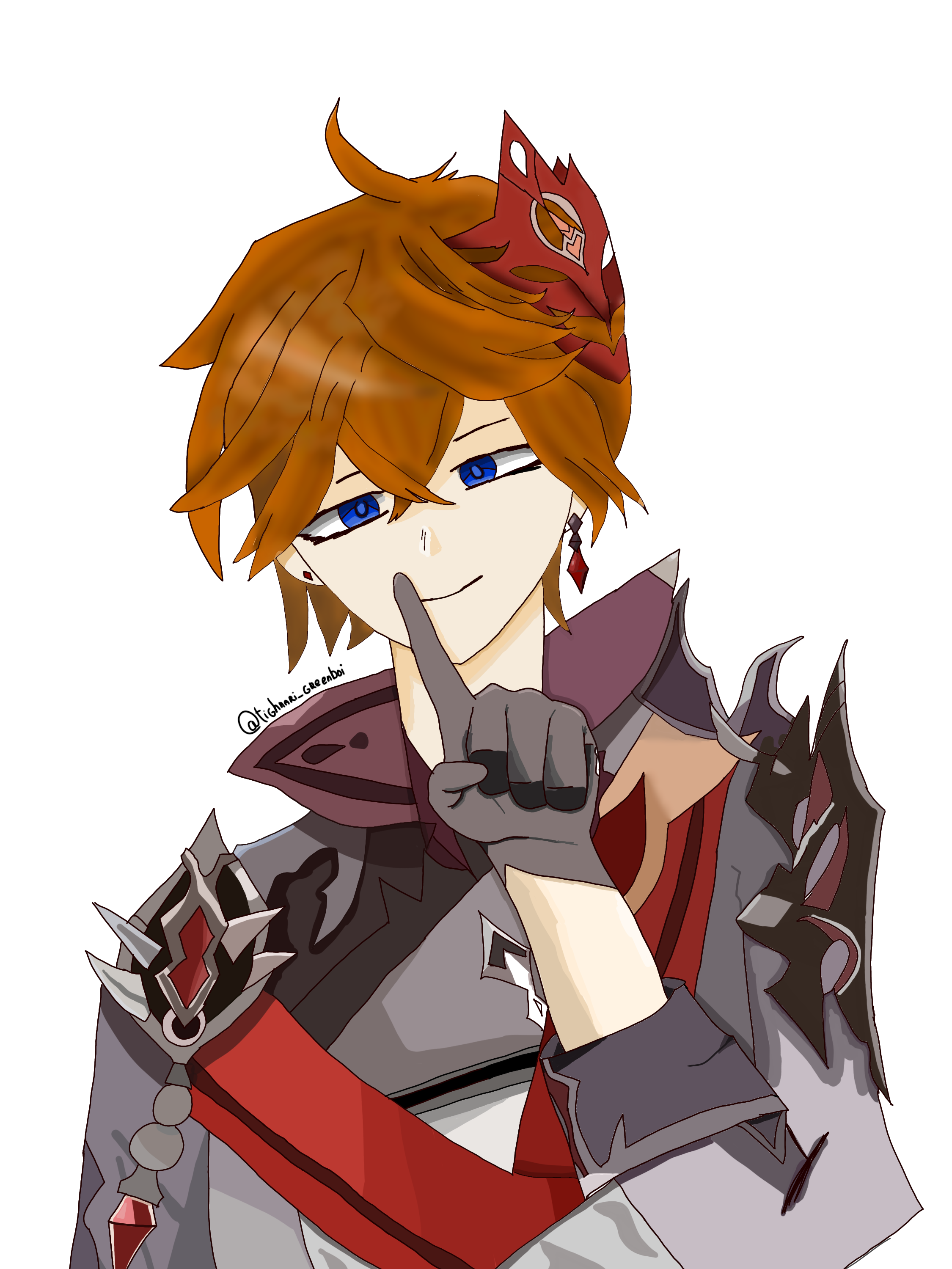 My fanart Tartaglia Genshin Impact | HoYoLAB