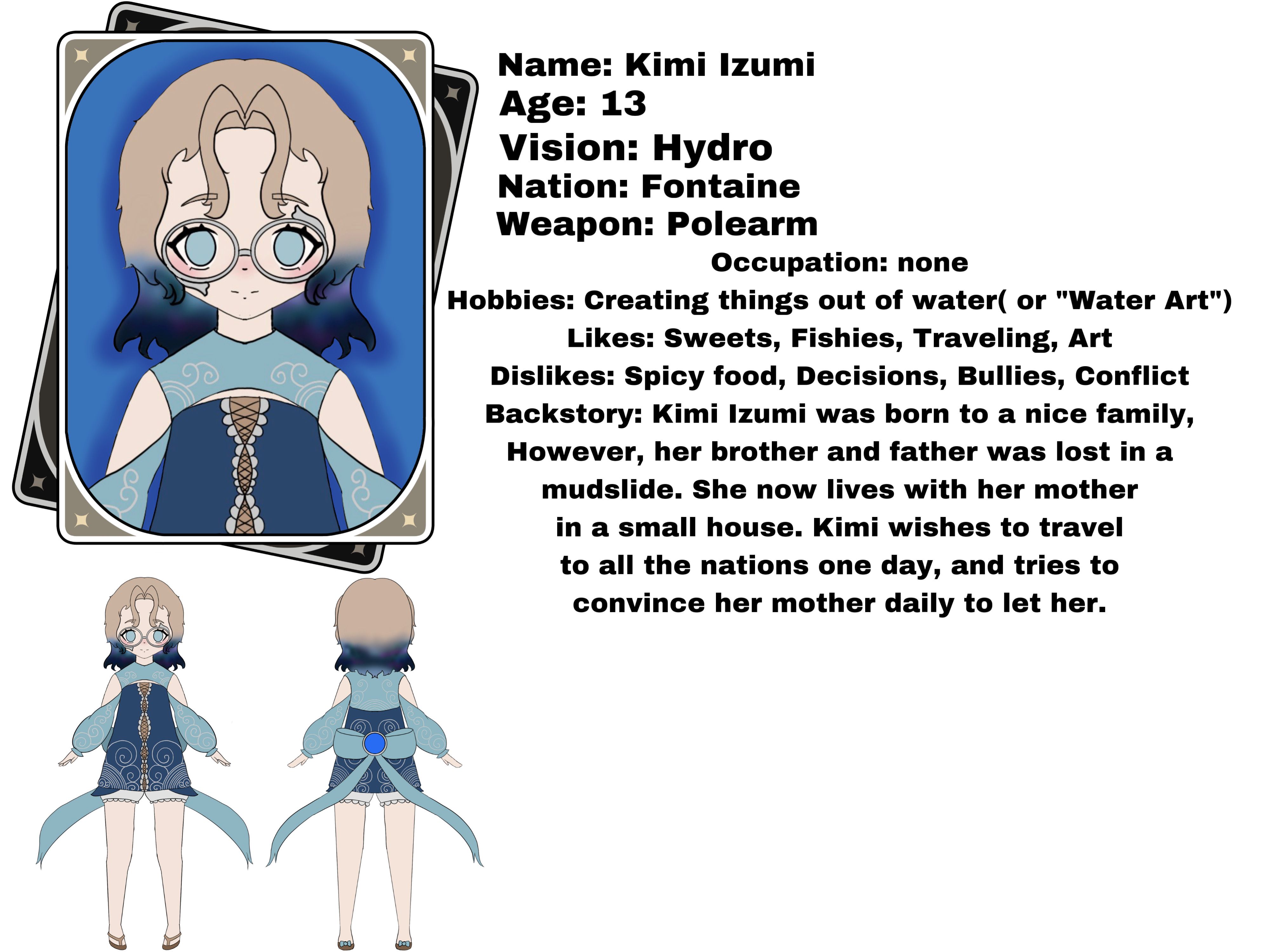 My Genshin OC: Kimi Izumi!! Genshin Impact | HoYoLAB