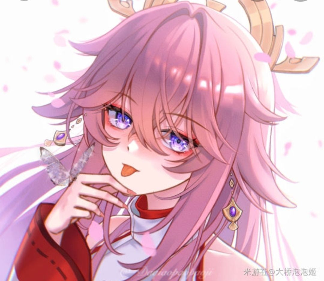 Yea Miko art made by me Genshin Impact | HoYoLAB