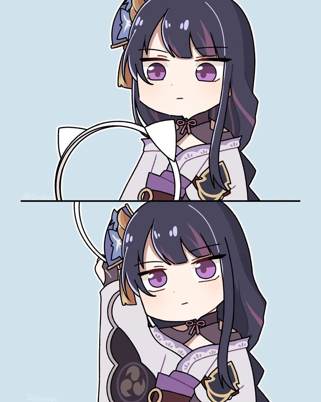 cute raiden by @dauleou Genshin Impact | HoYoLAB