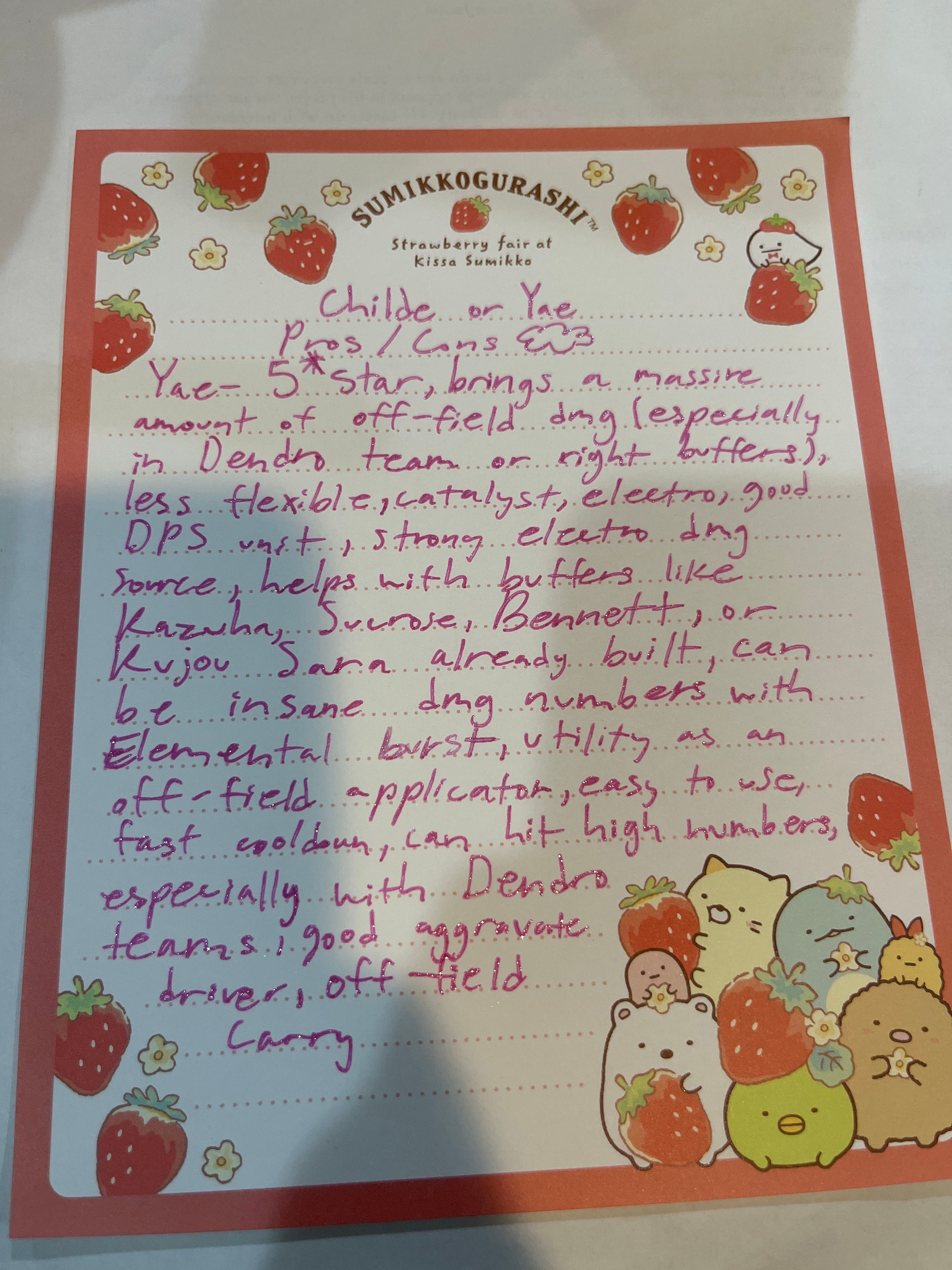 Childe and Yae's Pros and Cons | Genshin Impact | HoYoLAB