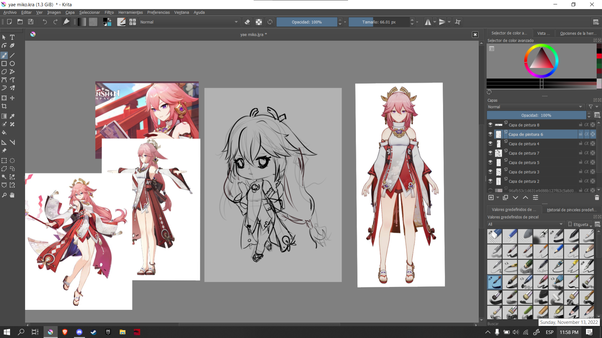 Chibi Yae Miko Genshin Impact | HoYoLAB