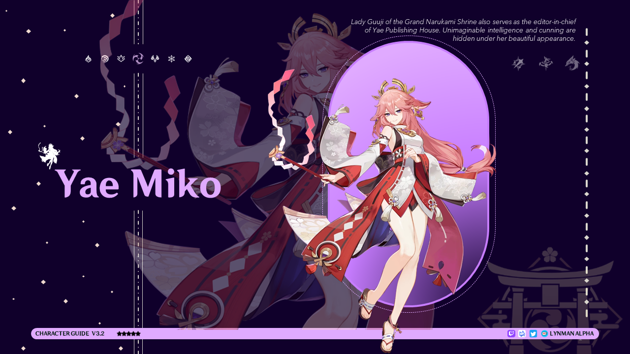 Yae Miko | Character Guide [version 3.2] Genshin Impact | HoYoLAB