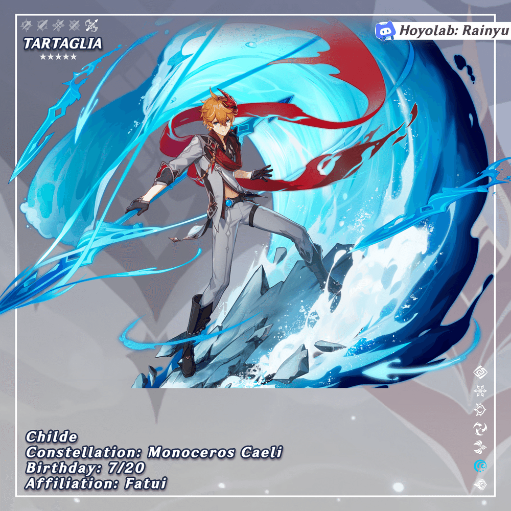 [Version 3.2] "Tartaglia: Childe" Build Guide Genshin Impact | HoYoLAB