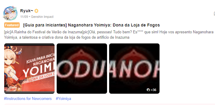 Creator Spotlight – Biweekly Bulletin(11) | HoYoLAB