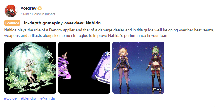 Creator Spotlight – Biweekly Bulletin(11) | HoYoLAB