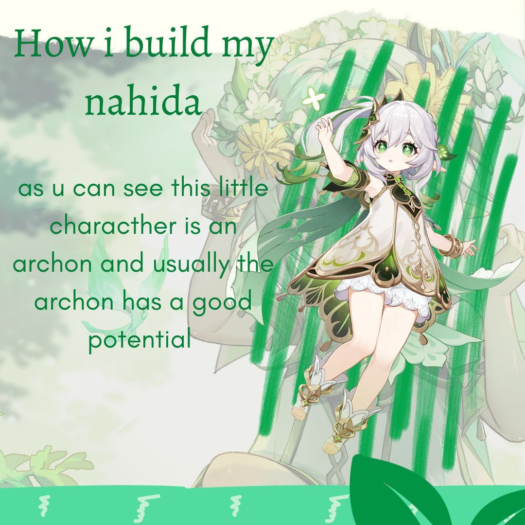 My Nahidaa Genshin Impact | HoYoLAB