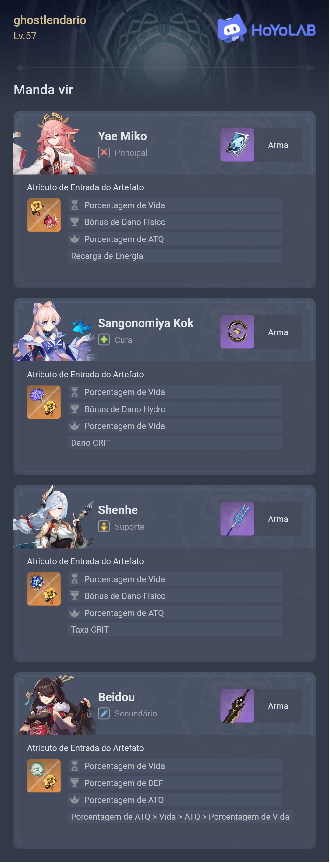 manda vir Genshin Impact | HoYoLAB