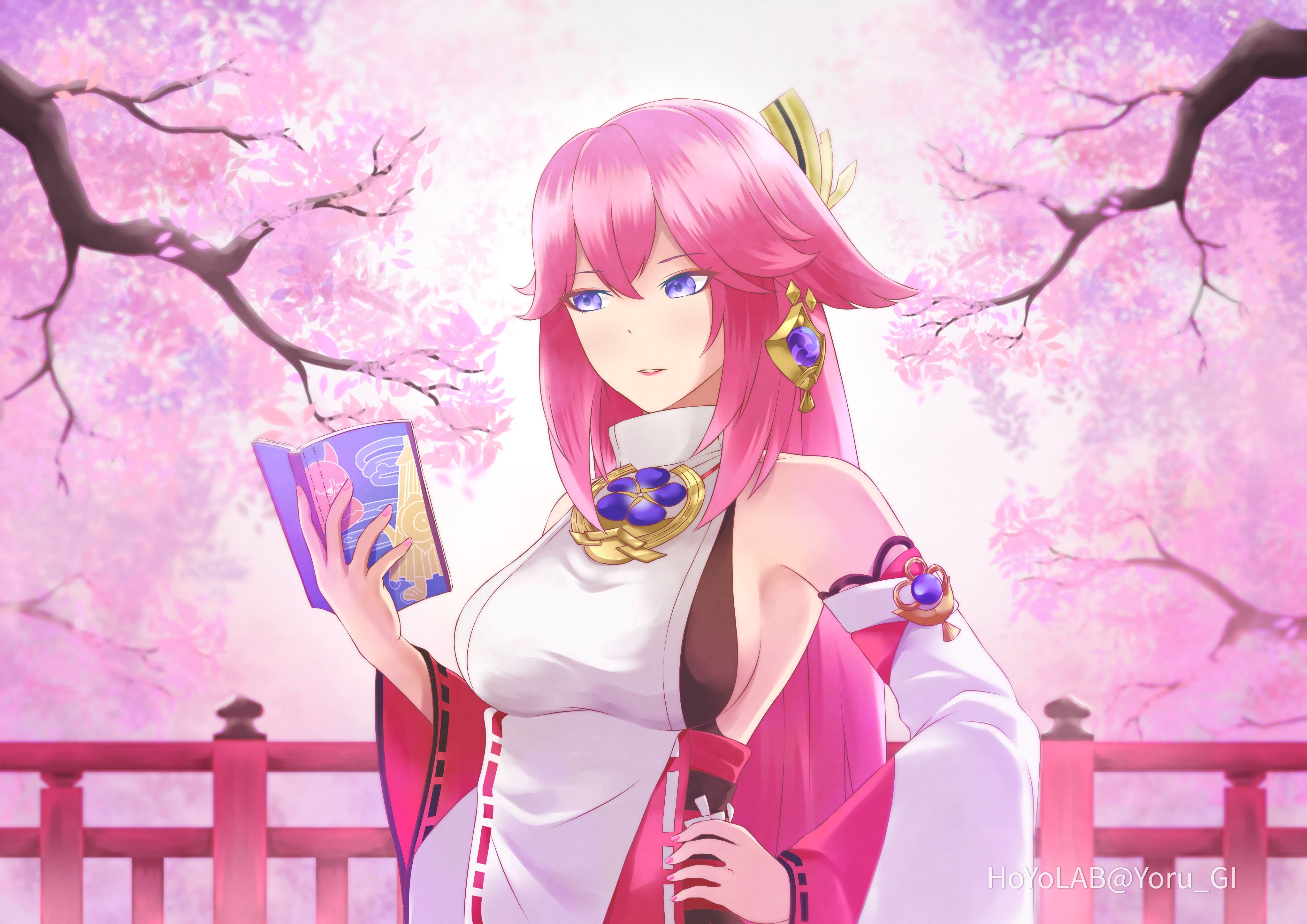 Yae Miko Fan Art Genshin Impact | HoYoLAB