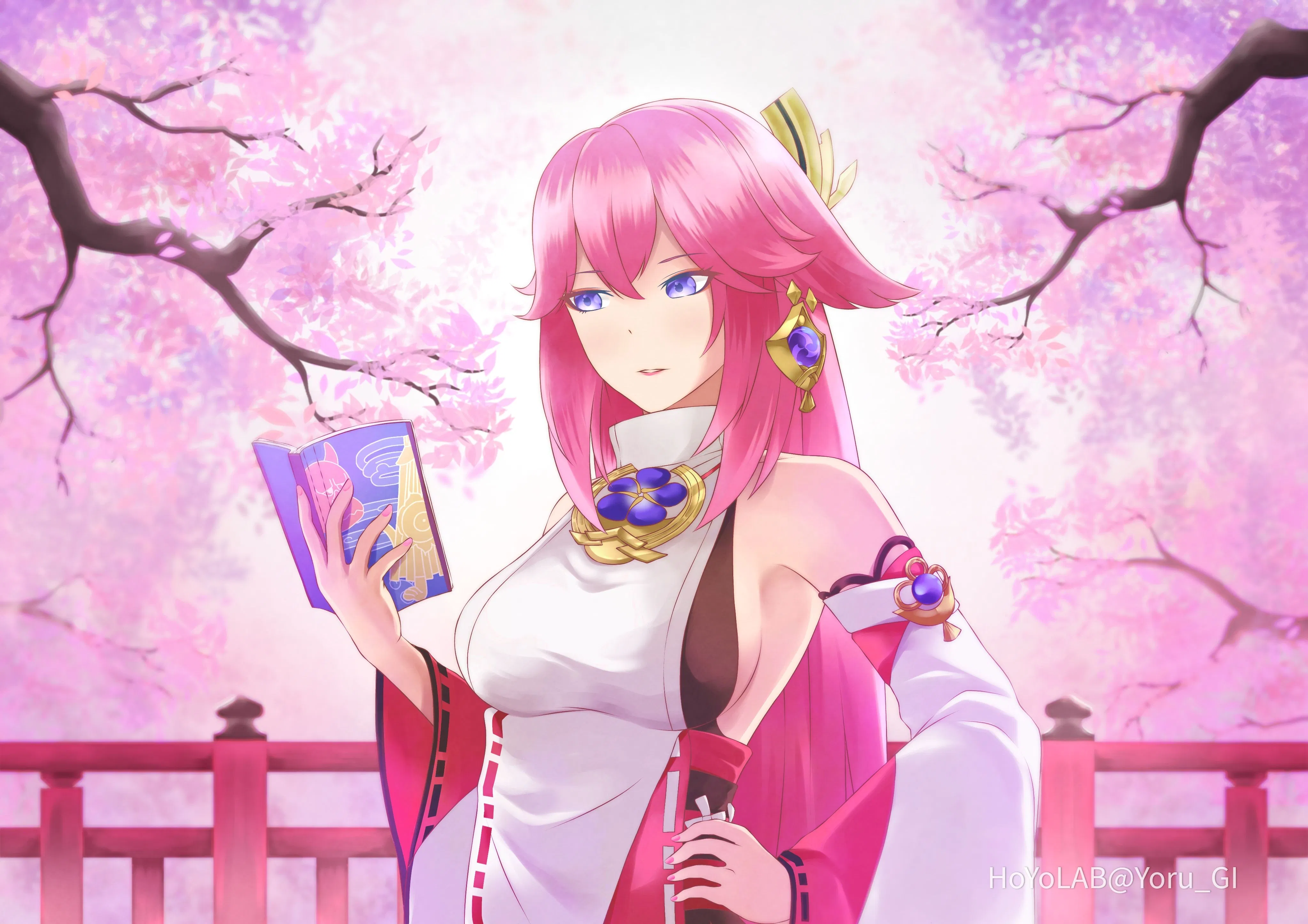 Yae Miko Fan Art Genshin Impact | HoYoLAB