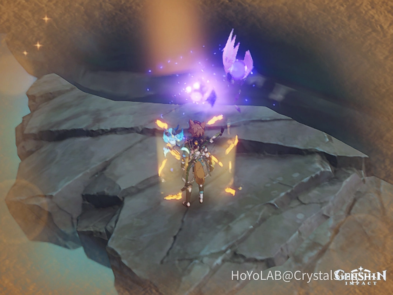 Sayu searches and Lumine fishes | HoYoLAB