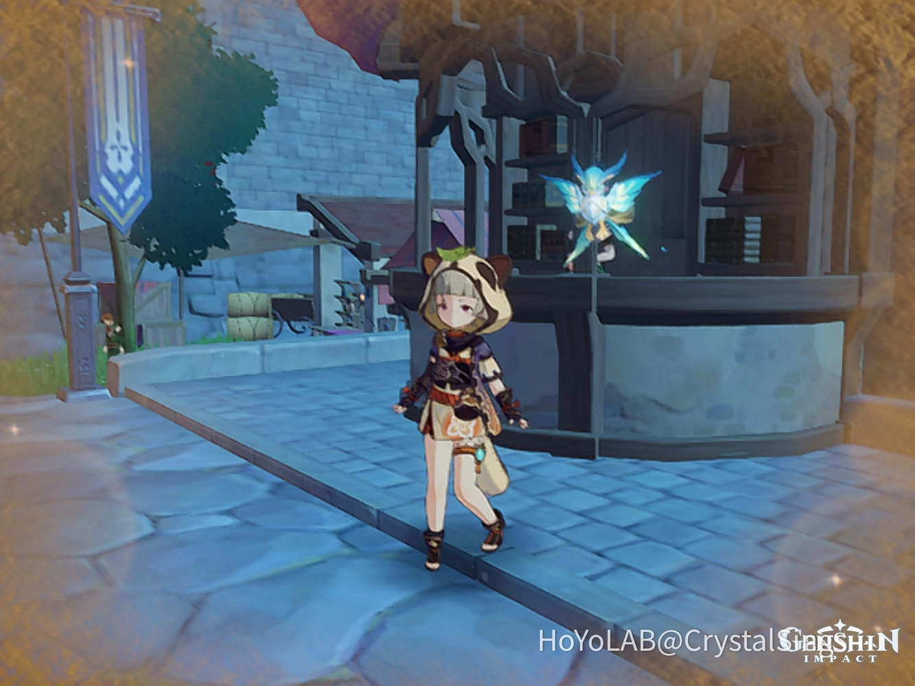 Sayu searches and Lumine fishes | HoYoLAB