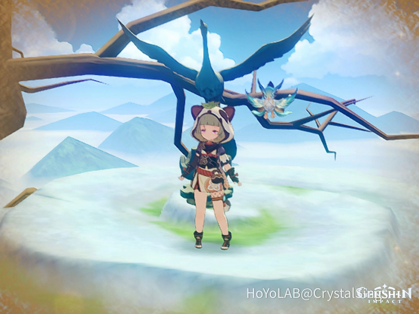 Sayu searches and Lumine fishes | HoYoLAB