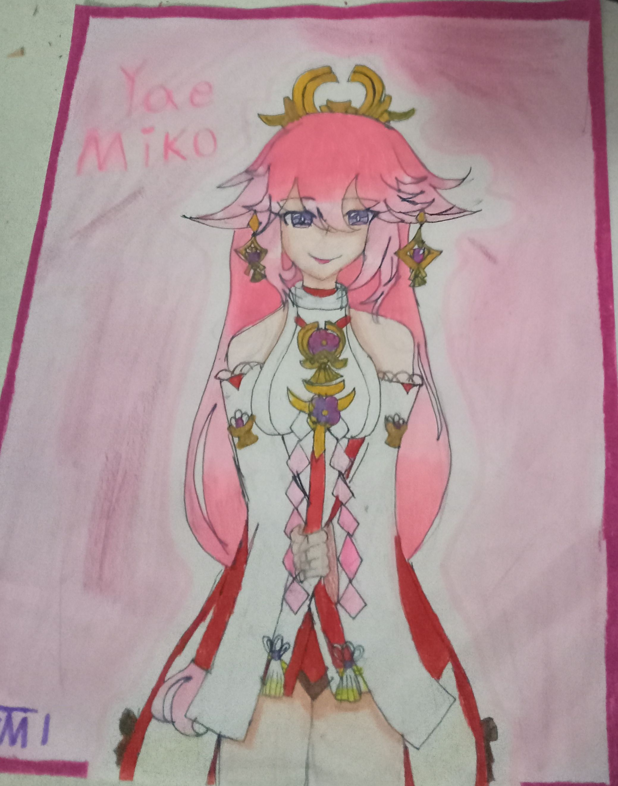 Yae Miko FanArt Genshin Impact | HoYoLAB