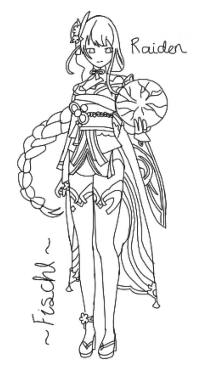 Raiden Fan Art! Genshin Impact | HoYoLAB