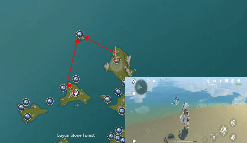 Recommended Collection Route of "Starconch": the Specialty of Liyue ...