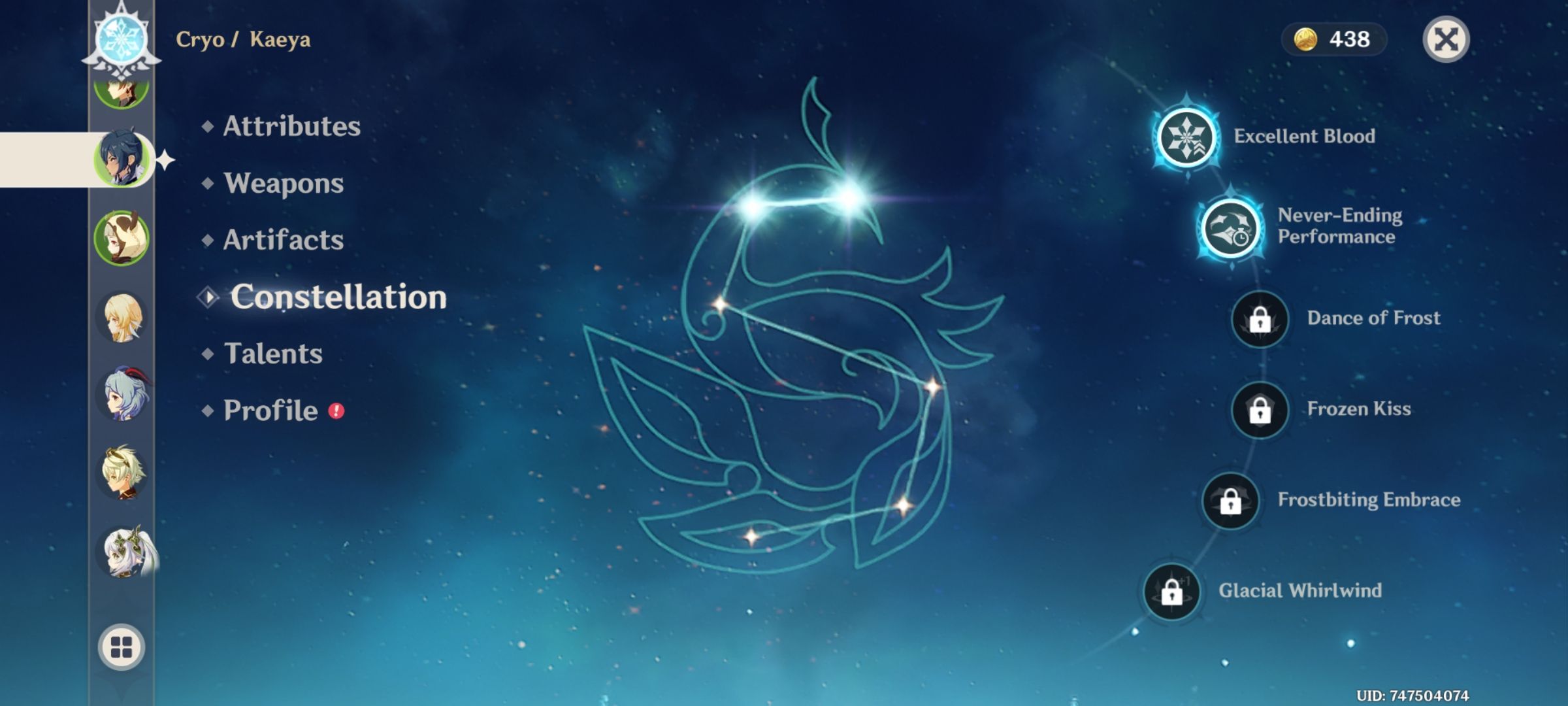 my C2 Kaeya Genshin Impact | HoYoLAB