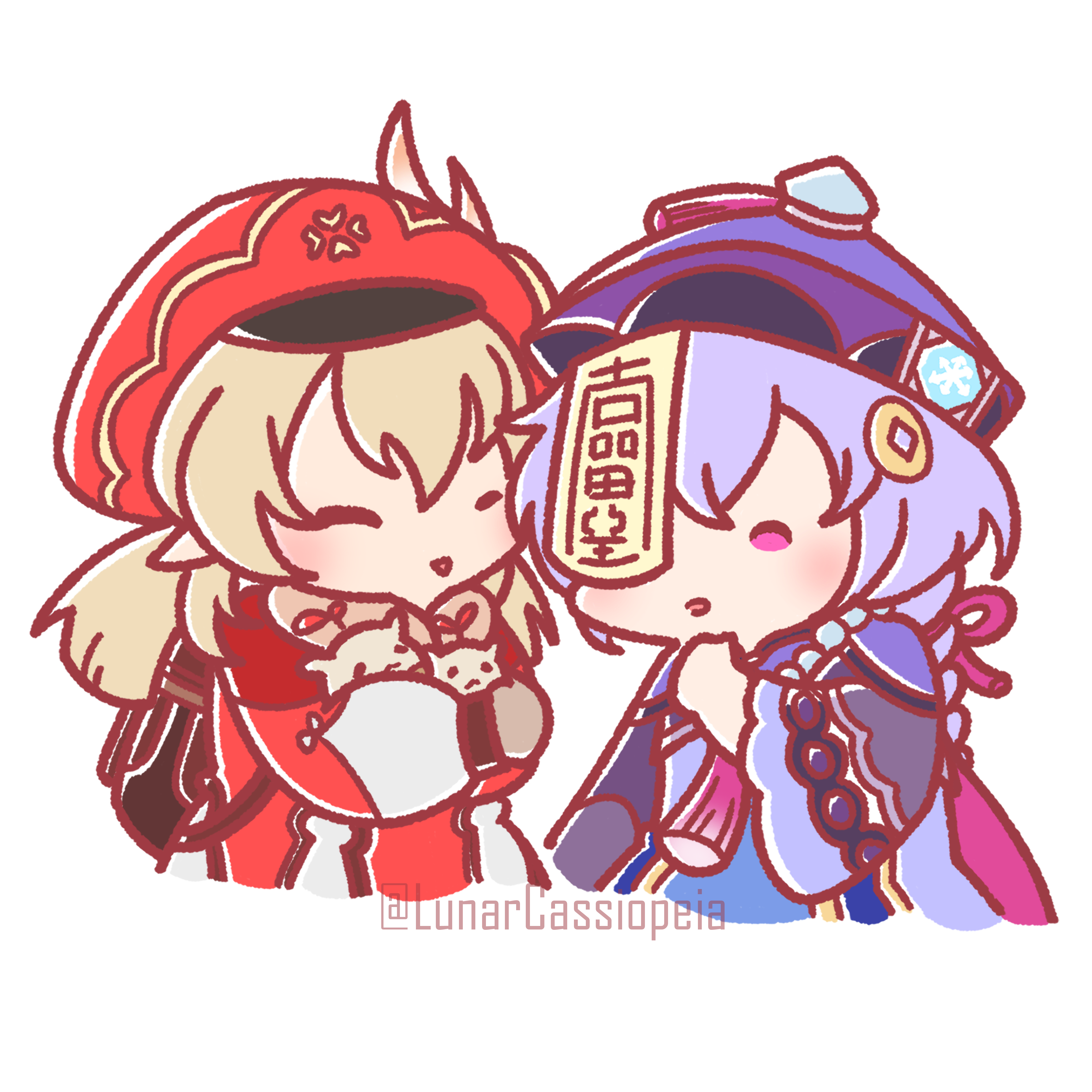 Klee and Qiqi Chibis! Genshin Impact | HoYoLAB