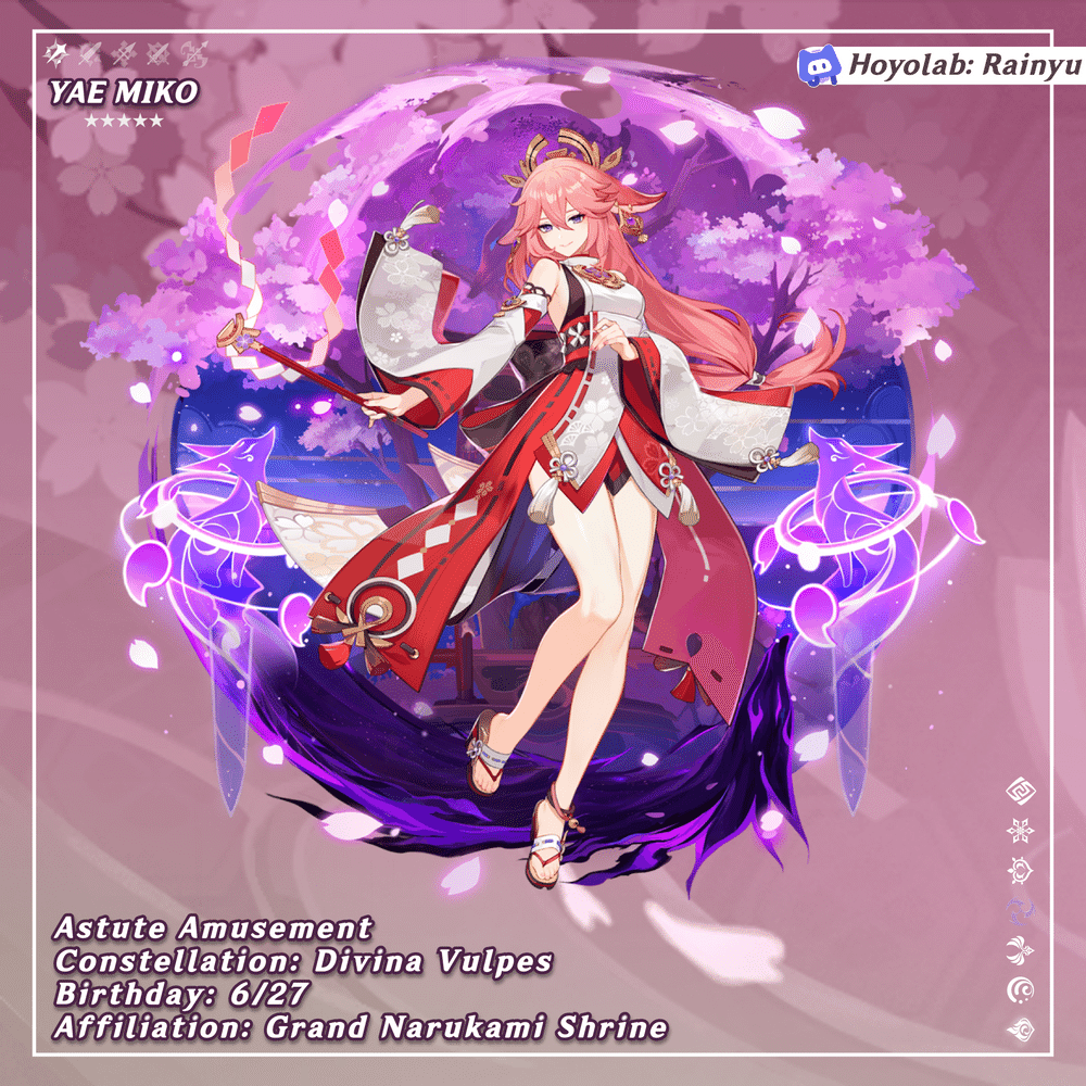 [Version 3.2] "Yae Miko: Astute Amusement" Build Guide Genshin Impact | HoYoLAB