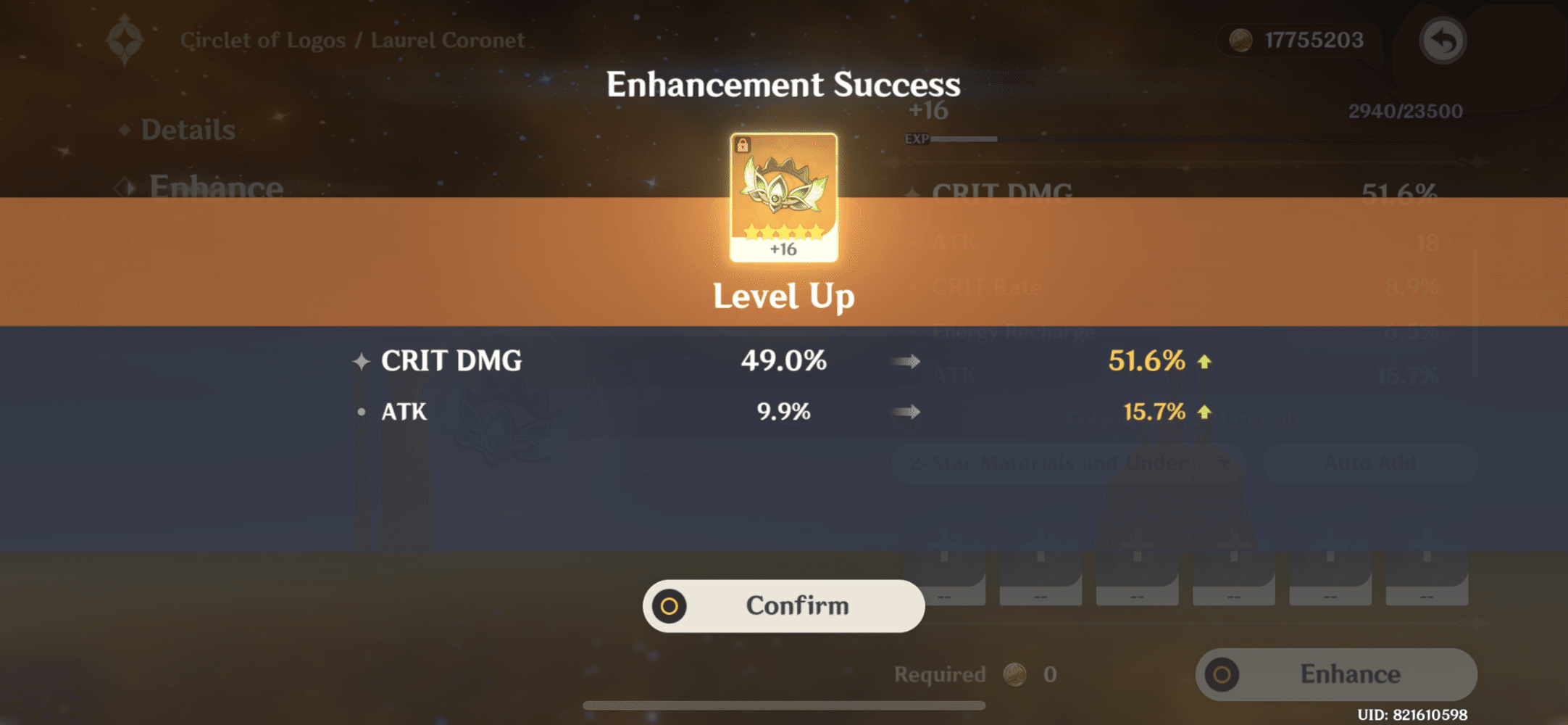 Genshin Artifacts (Luck!) Genshin Impact | HoYoLAB