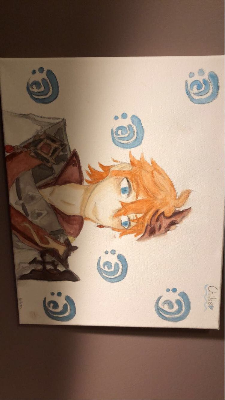 Childe fanart traditional art Genshin Impact | HoYoLAB