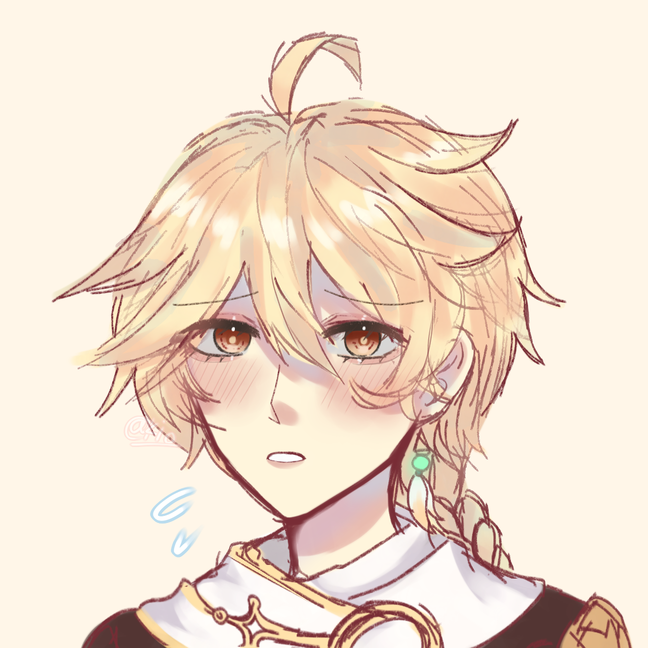 A Fan art of aether Genshin Impact | HoYoLAB