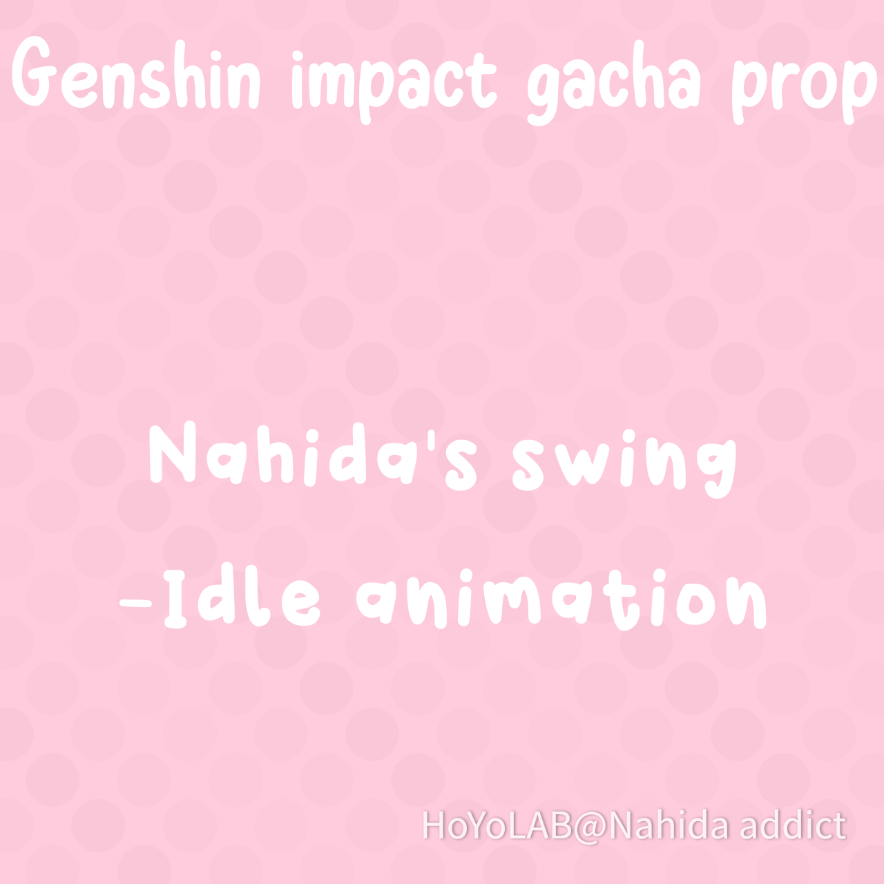 Nahida's swing Genshin Impact | HoYoLAB