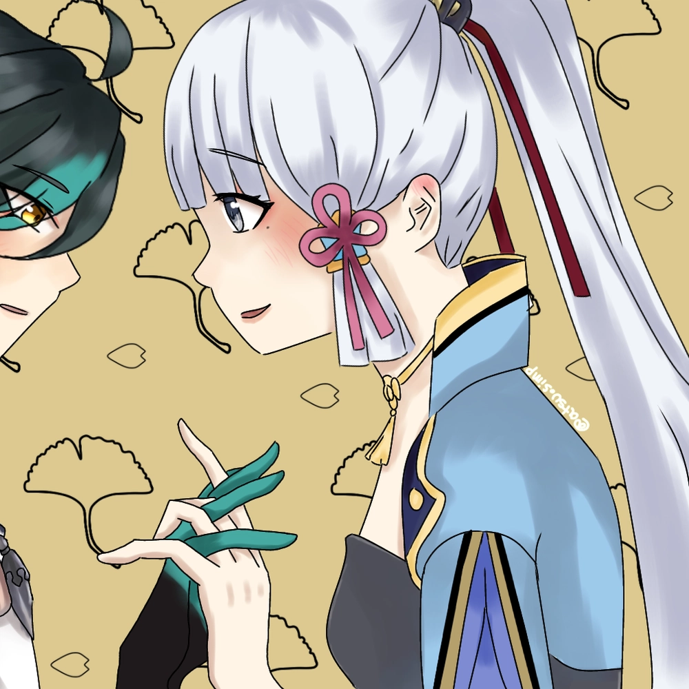 Ayaka and Xiao Matching pfps!! Genshin Impact | HoYoLAB